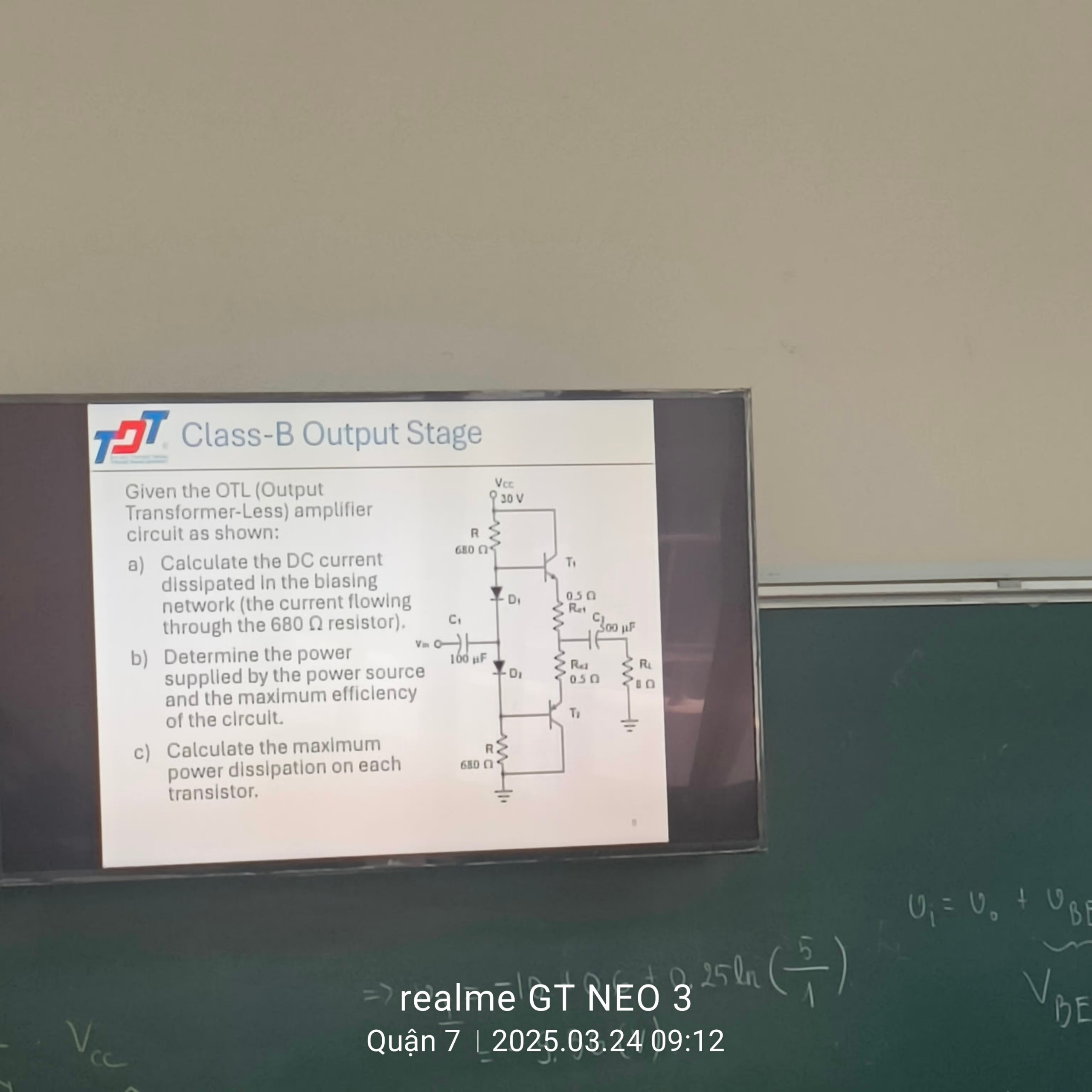 Given the OTL (Output Transformer-Less) | StudyX