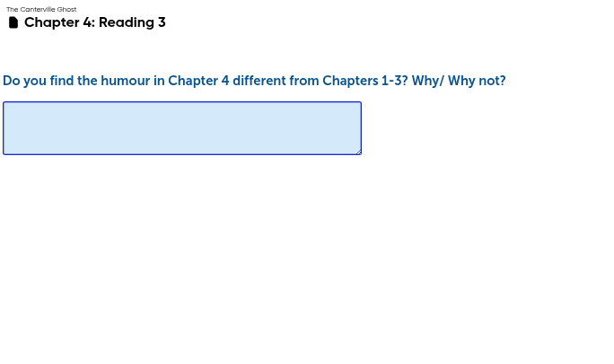 Do you find the humour in Chapter 4 | StudyX