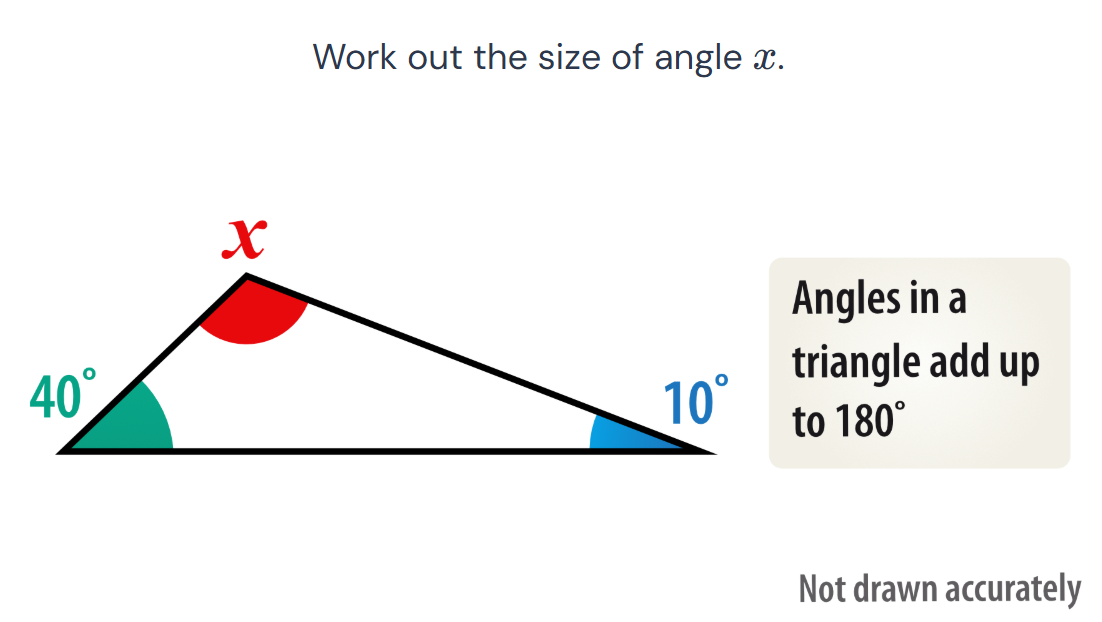 Work out the size of angle $x$. Angles in a | StudyX