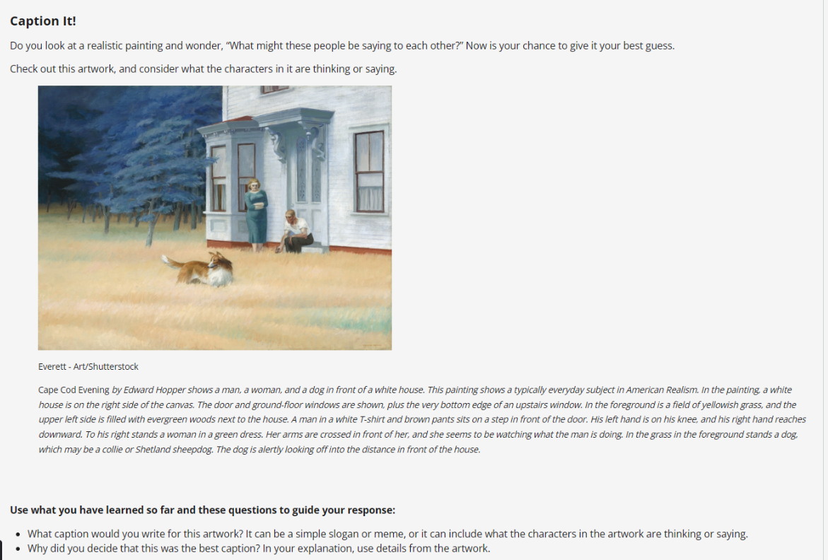 Caption It! Do you look at a realistic | StudyX