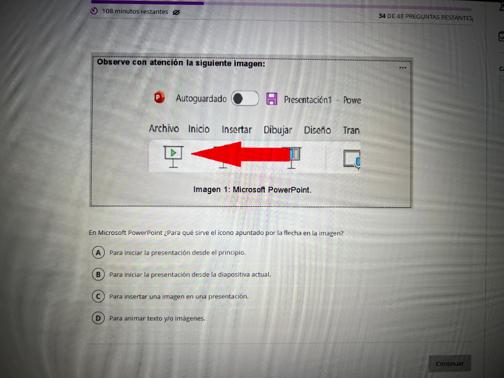 En Microsoft PowerPoint ¿Para qué sirve el | StudyX