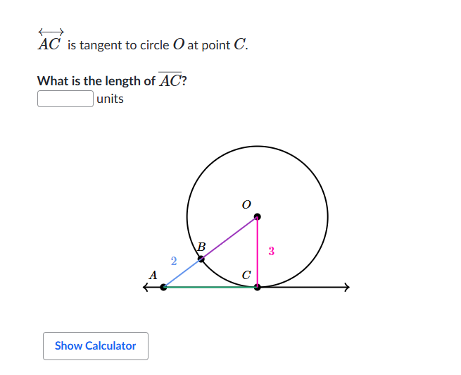 $ {AC}$ is tangent to circle $O$ at point | StudyX