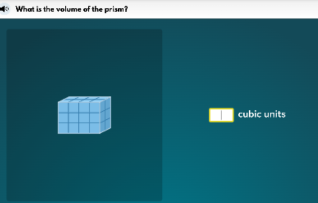 What is the volume of the prism? [ ] cubic | StudyX