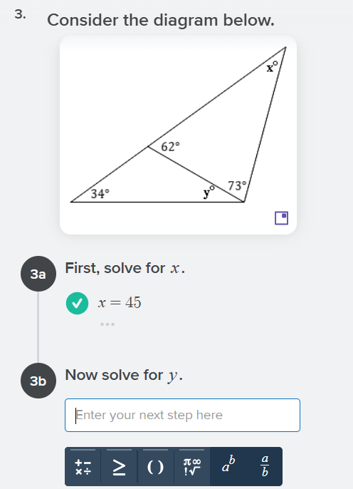 Consider the diagram below. First, solve | StudyX