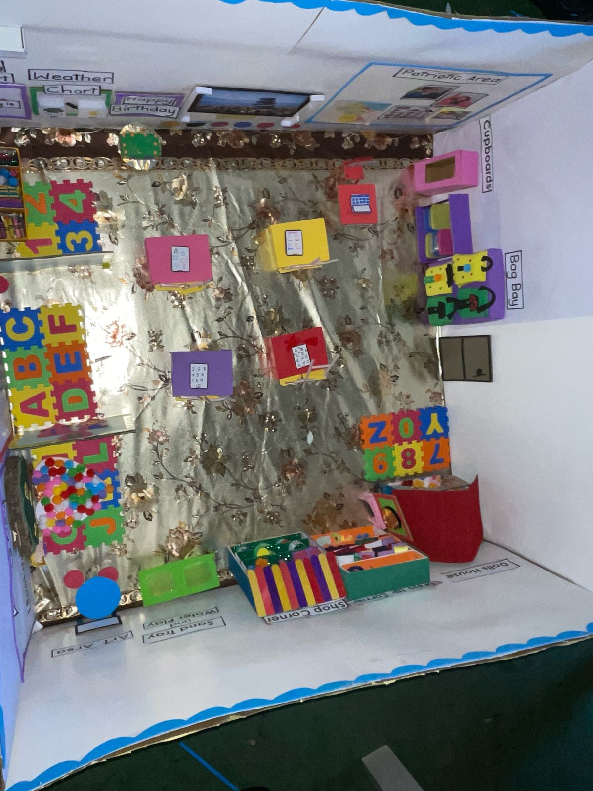 The image shows a diorama of a 21st-century | StudyX