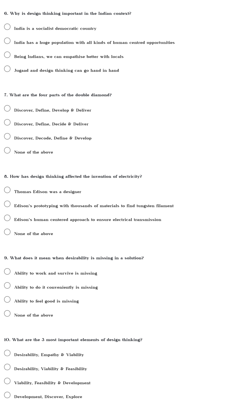 Why is design thinking important in the