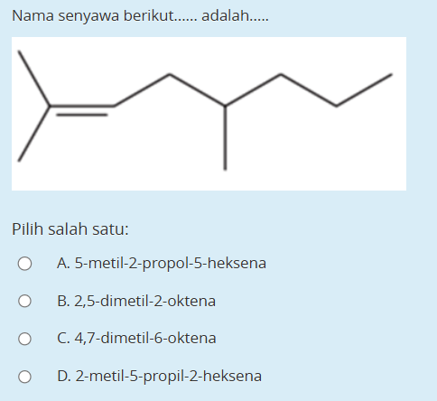 Nama senyawa berikut...... adalah..... | StudyX
