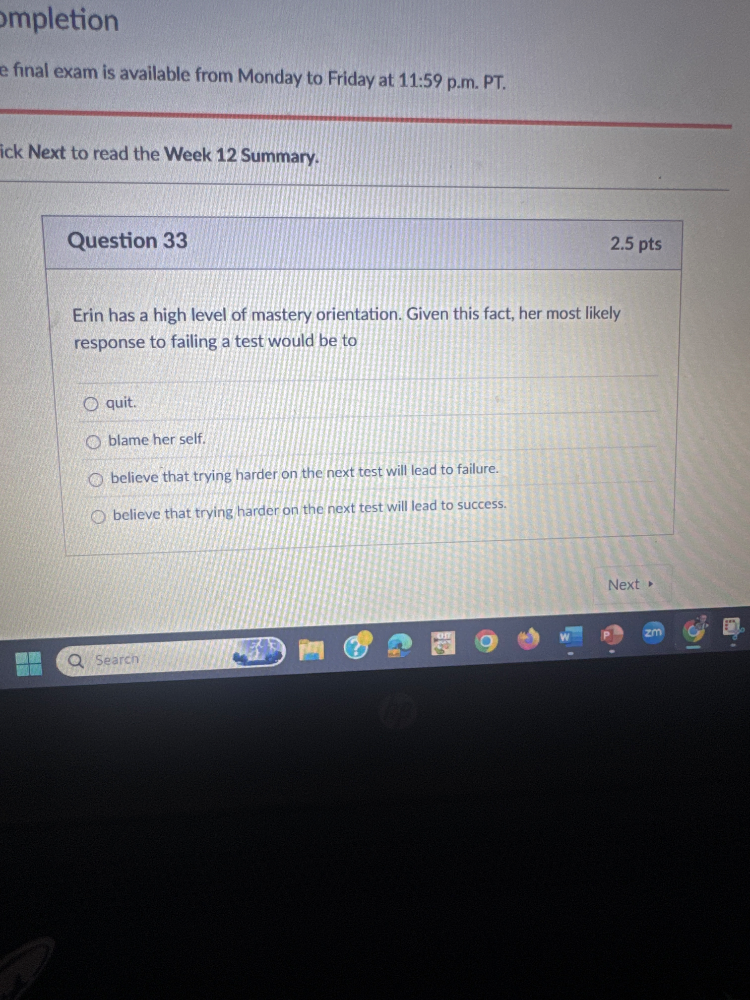 Erin has a high level of mastery | StudyX