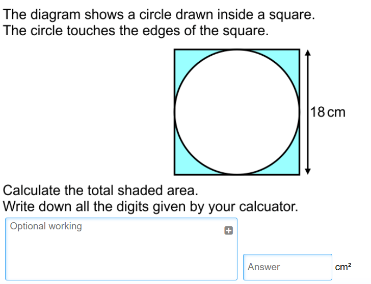 The diagram shows a circle drawn inside a | StudyX