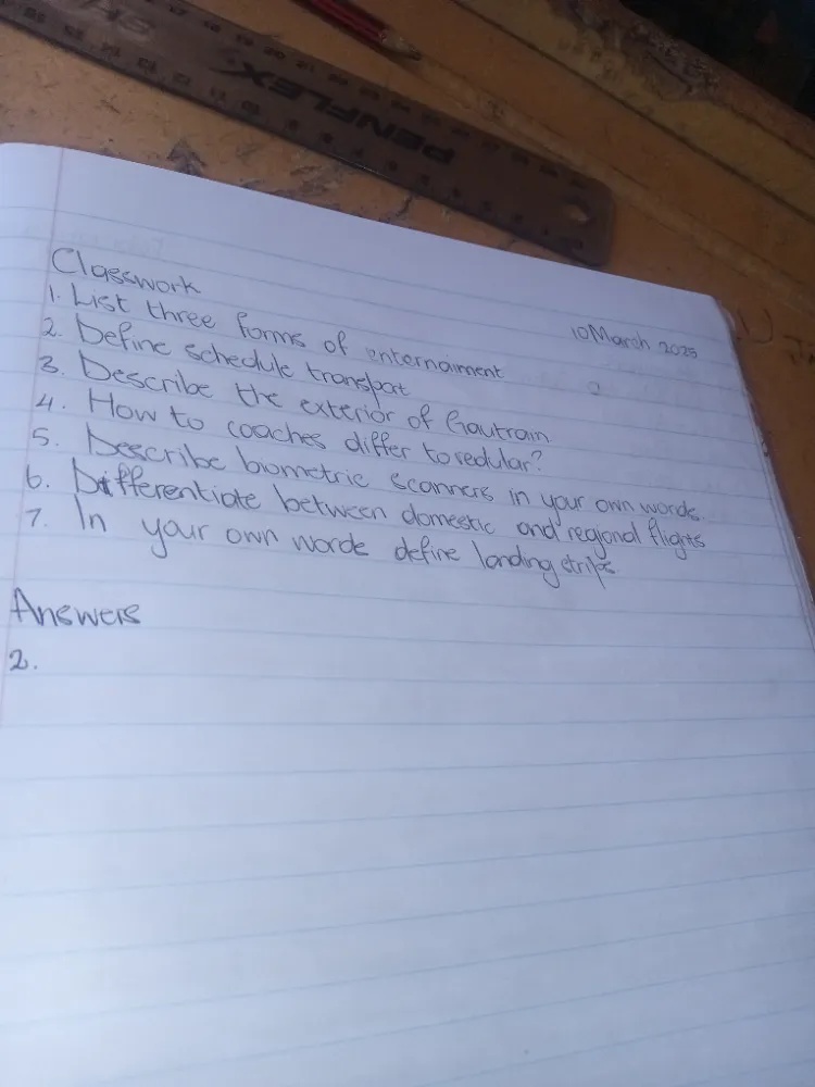 Classwork 1. List three forms of | StudyX