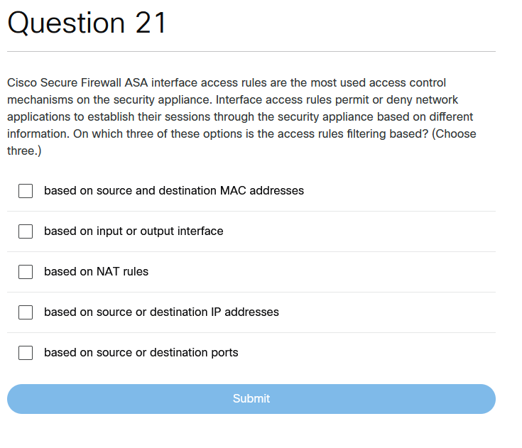 Cisco Secure Firewall ASA interface access