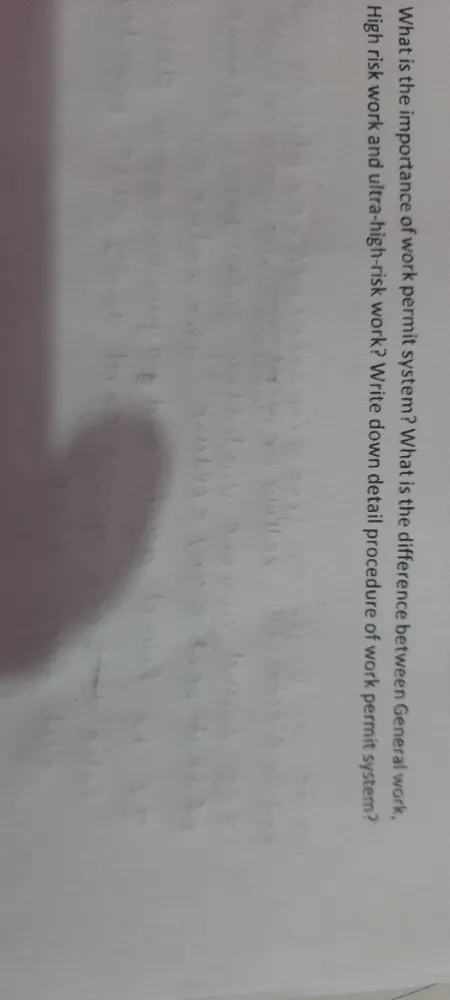 What is the importance of work permit | StudyX