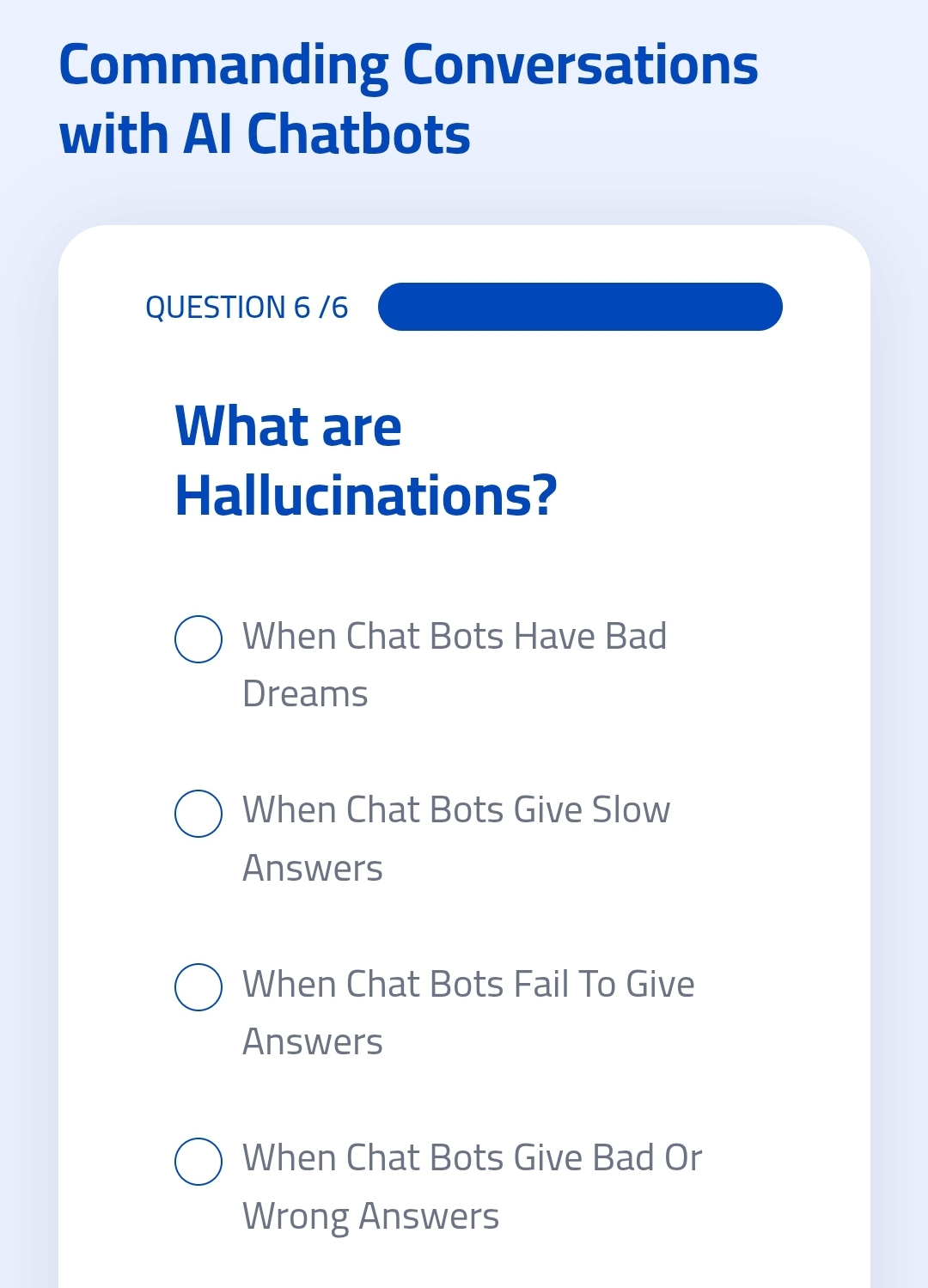 What are Hallucinations? When Chat Bots Have