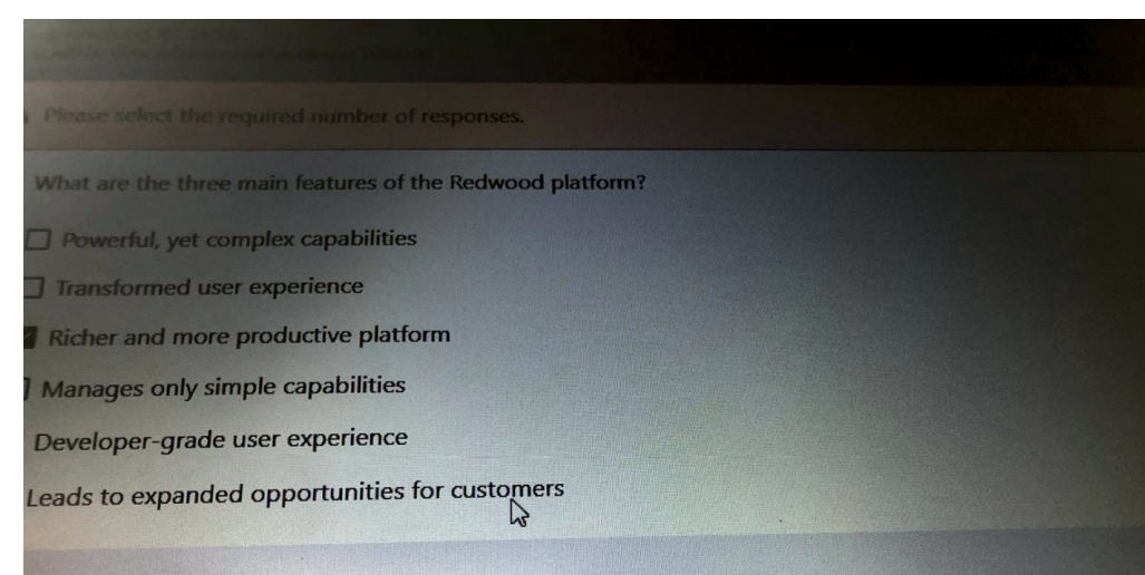 What are the three main features of the | StudyX