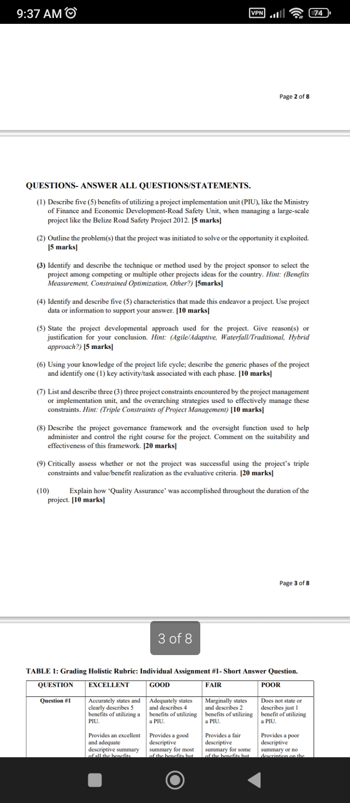 QUESTIONS- ANSWER ALL QUESTIONS/STATEMENTS. | StudyX