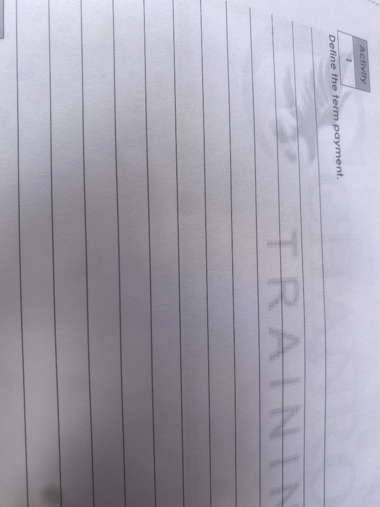 Definition of Payment | StudyX