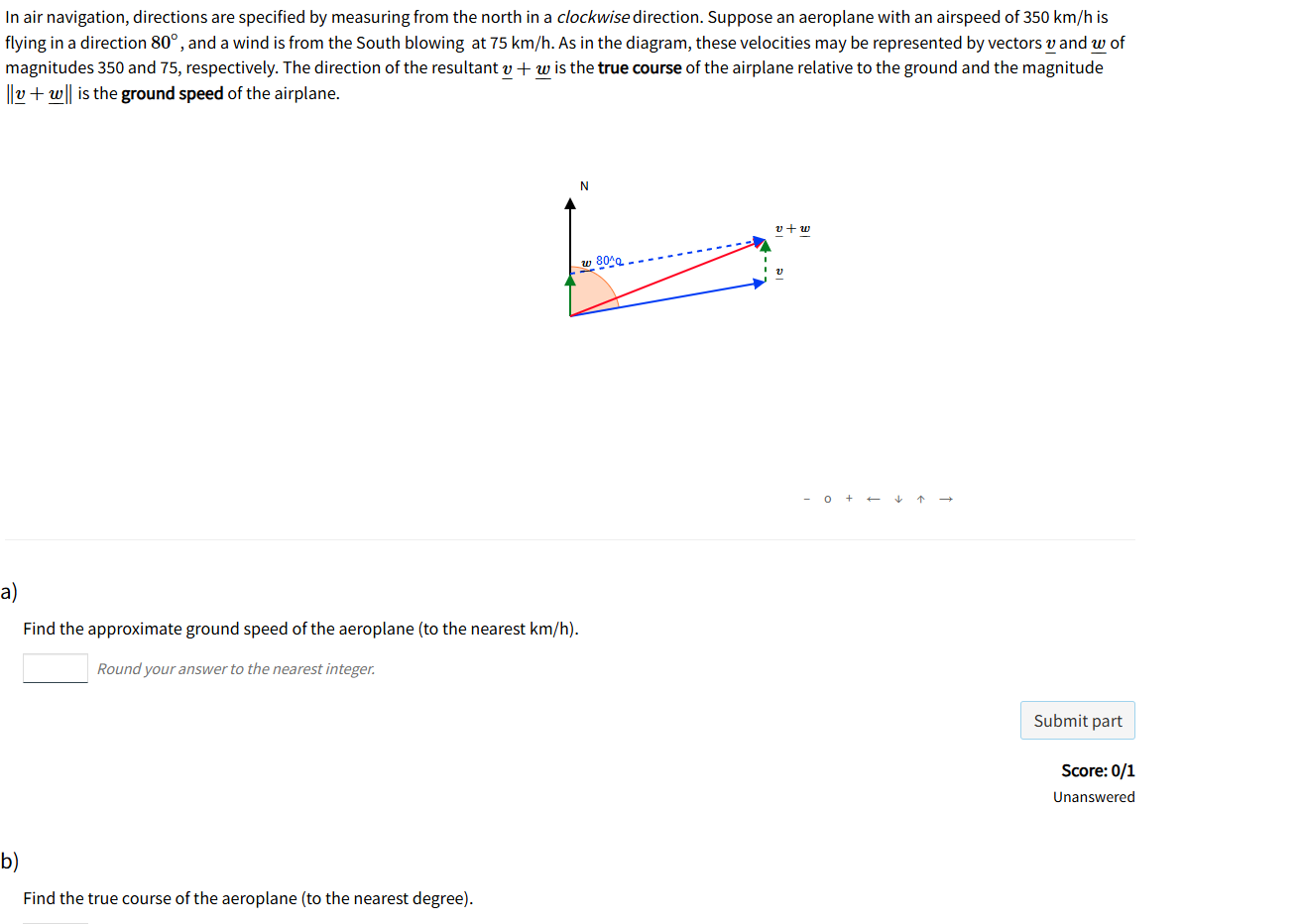 In air navigation, directions are specified | StudyX