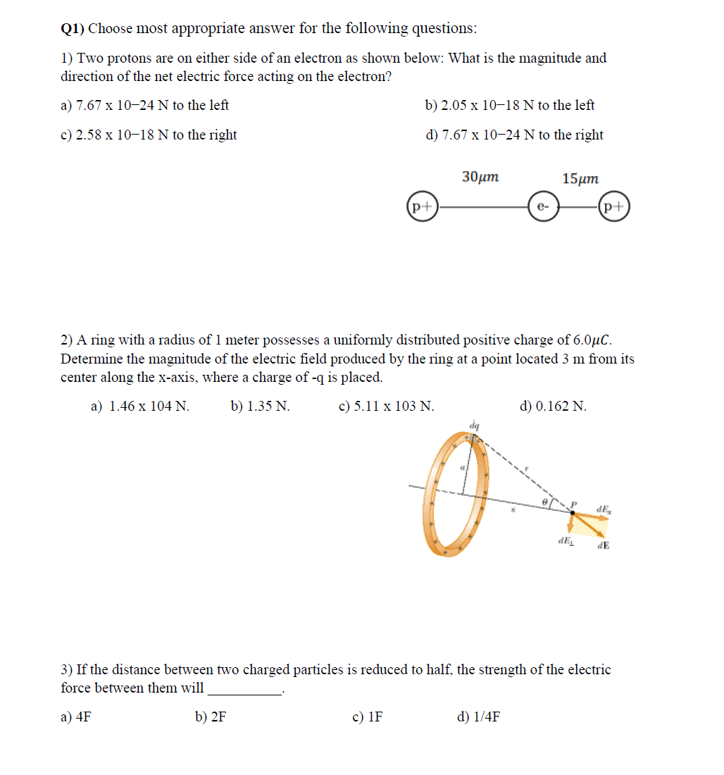 Q1) Choose most appropriate answer for the | StudyX