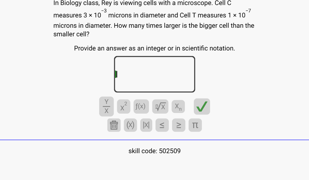 In Biology class, Rey is viewing cells with | StudyX