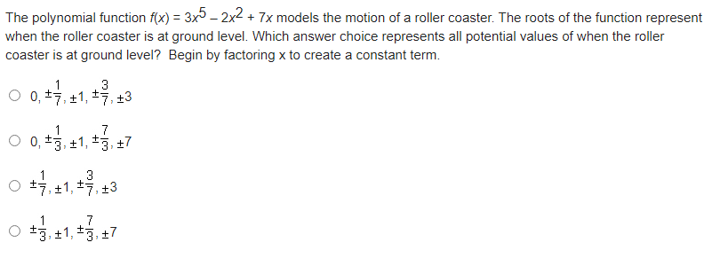 The polynomial function $f(x) = 3x^5 - 2x^2 | StudyX