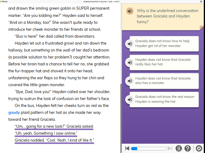 Why is the underlined conversation between | StudyX