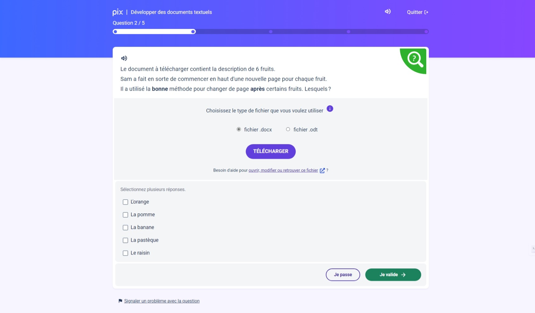 Le document à télécharger contient la | StudyX