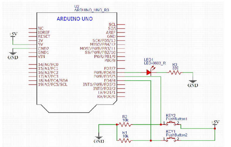 Write arduino code based on this circuit | StudyX