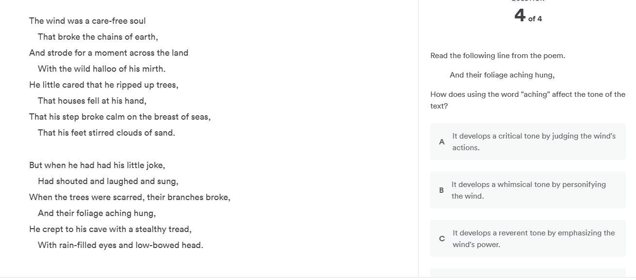 Read the following line from the poem. And | StudyX
