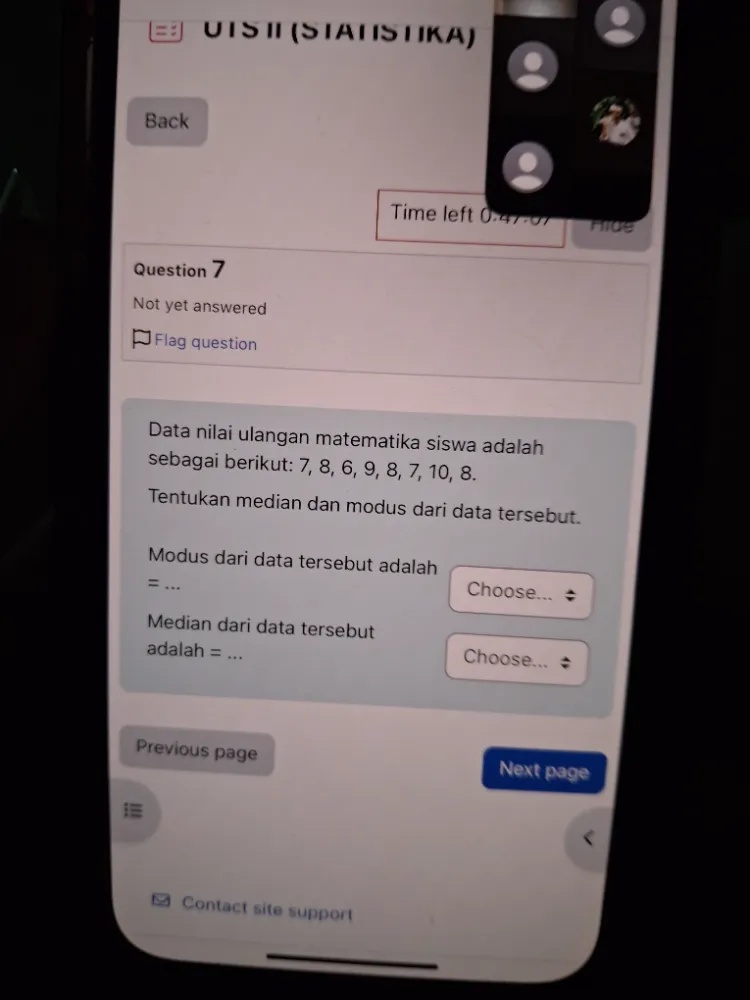 Data nilai ulangan matematika siswa adalah | StudyX