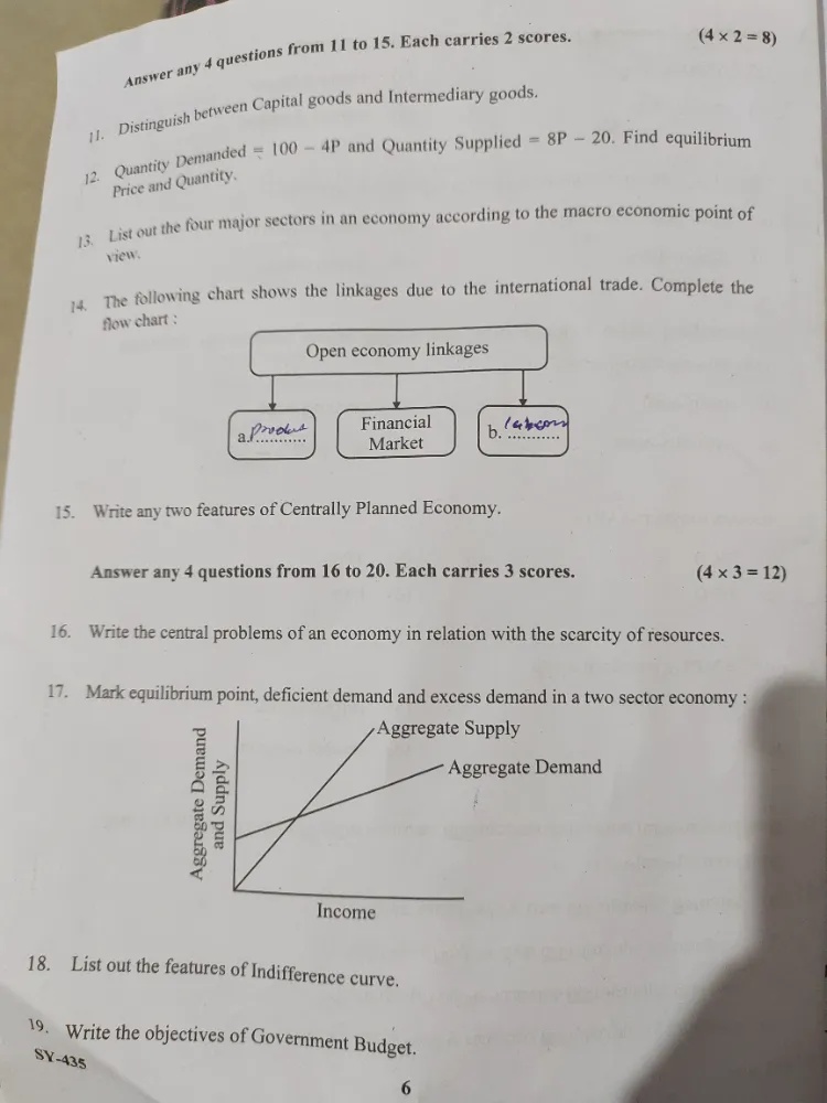 11. Distinguish between Capital goods and | StudyX