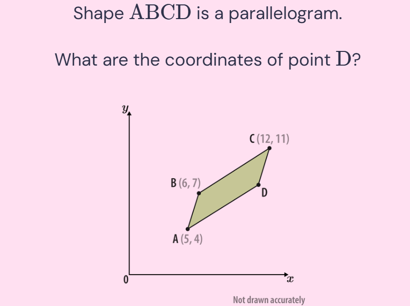 Shape ABCD is a parallelogram. What are the | StudyX