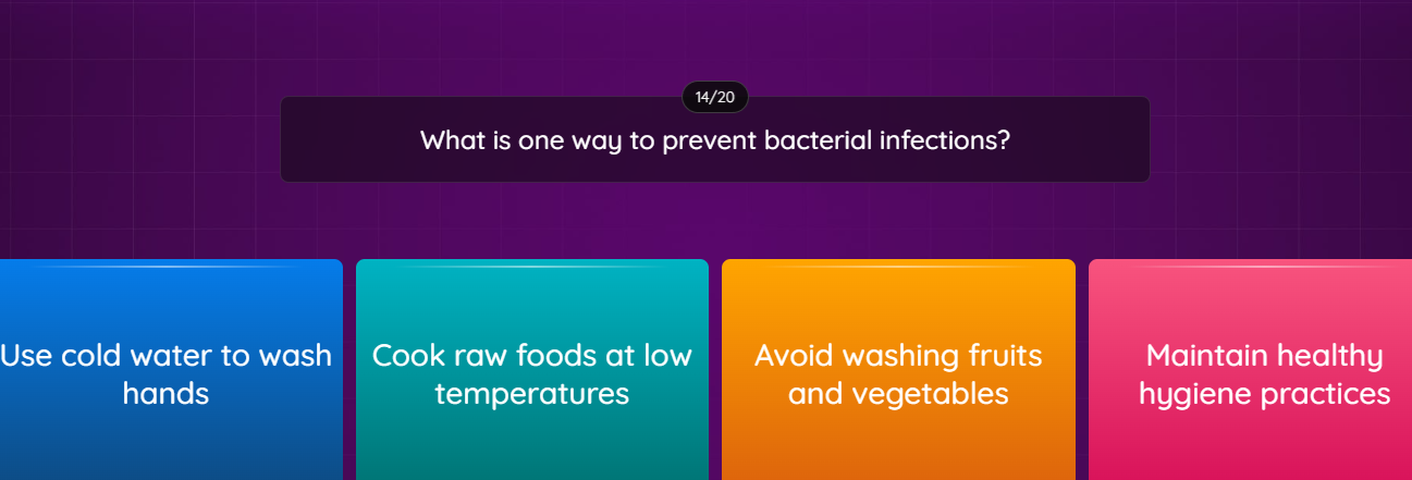 What is one way to prevent bacterial | StudyX