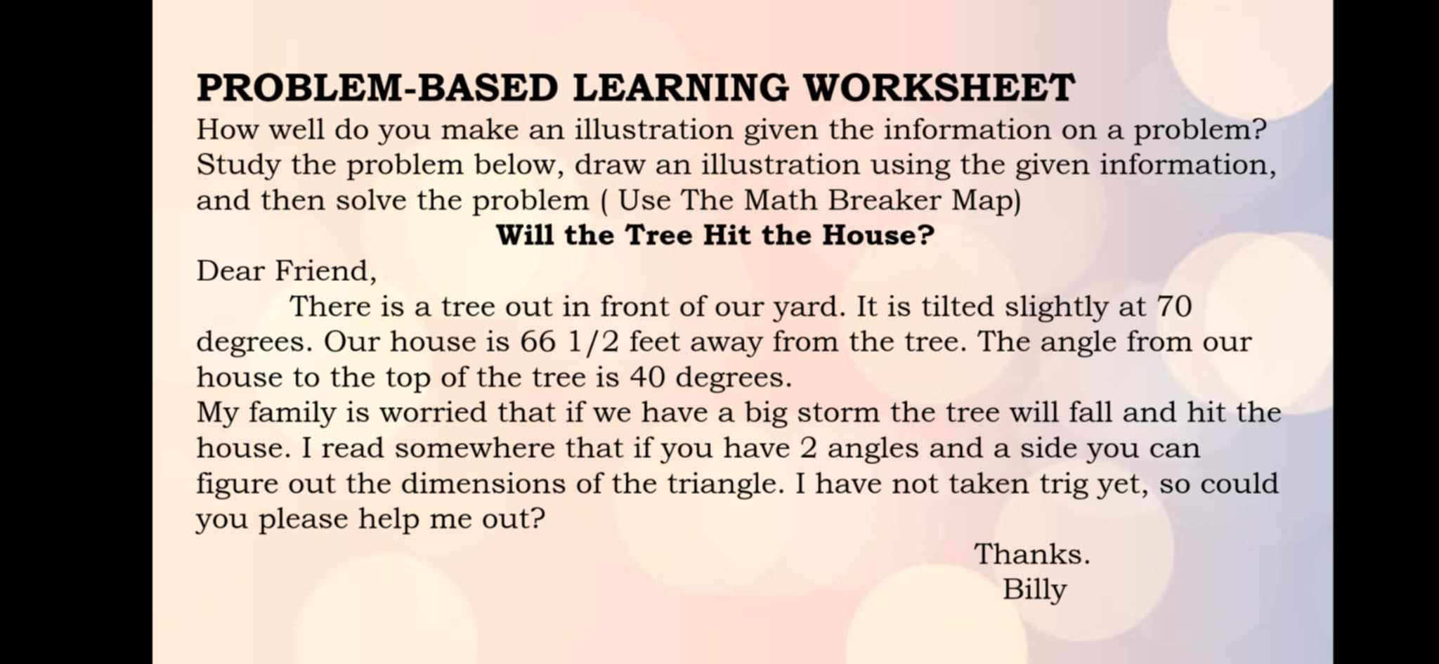 PROBLEM-BASED LEARNING WORKSHEET How well do | StudyX