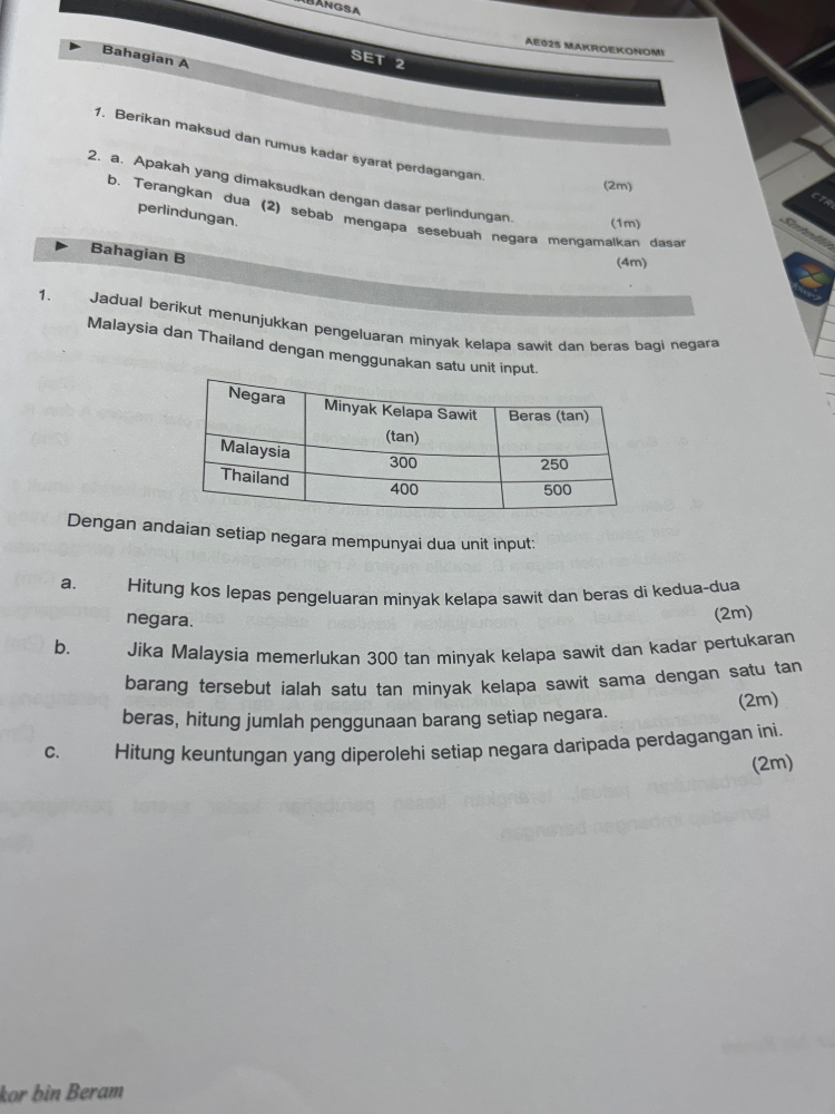1. Berikan maksud dan rumus kadar syarat | StudyX