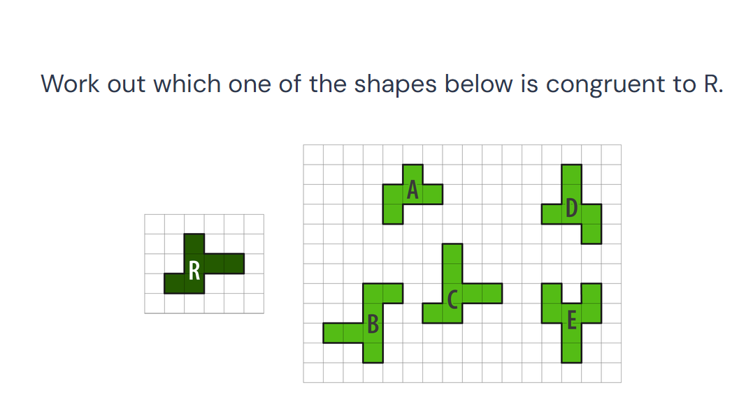 Work out which one of the shapes below is | StudyX