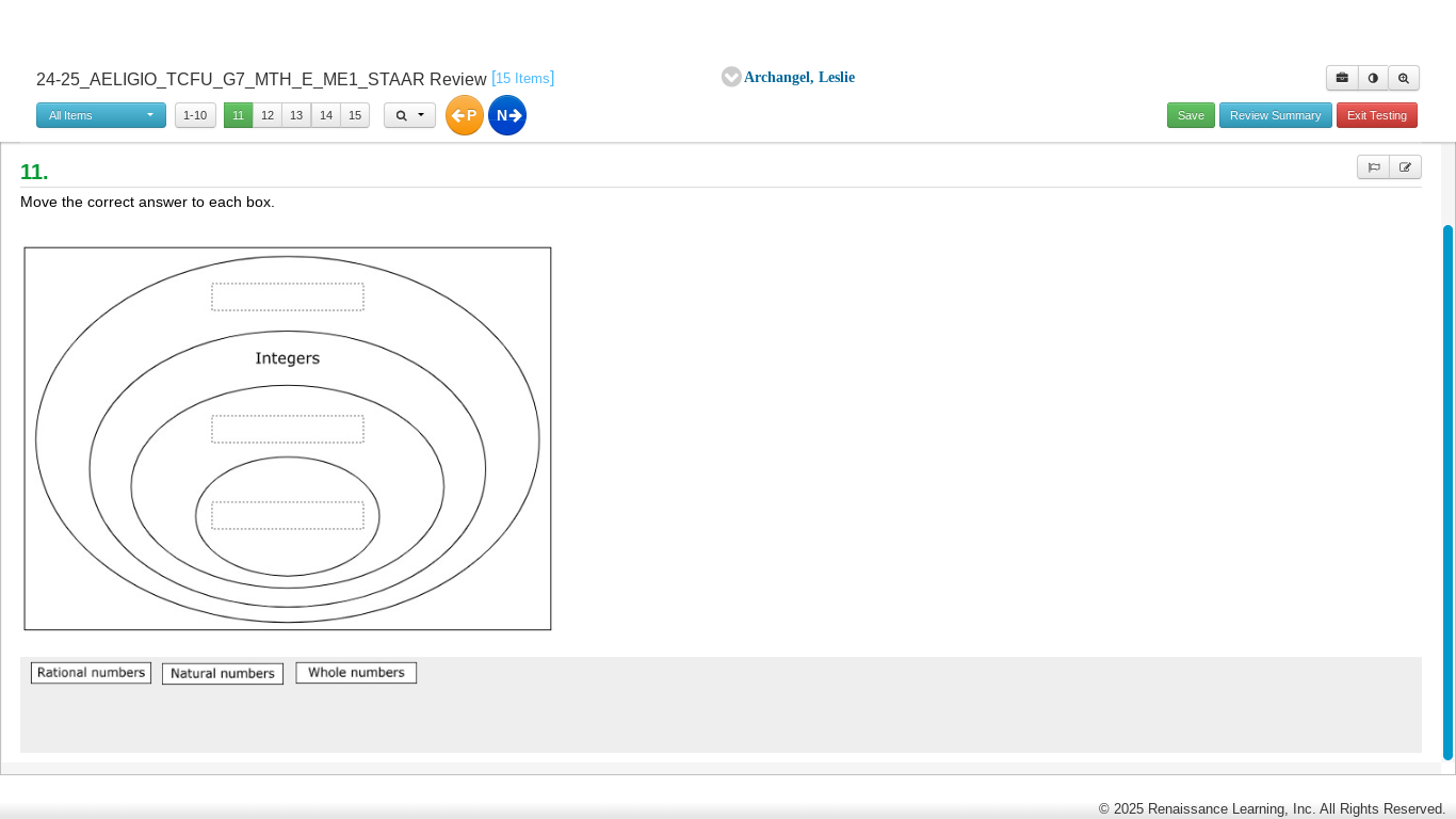 11. Move the correct answer to each box. | StudyX