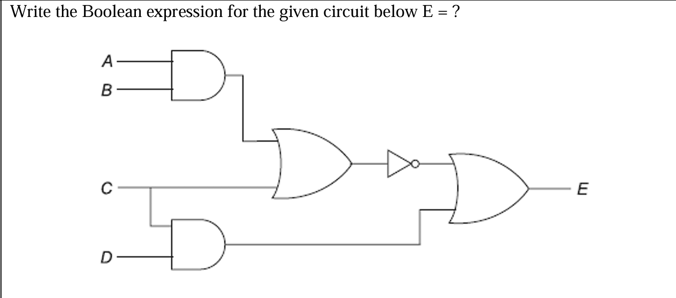 Write the Boolean expression for the given | StudyX