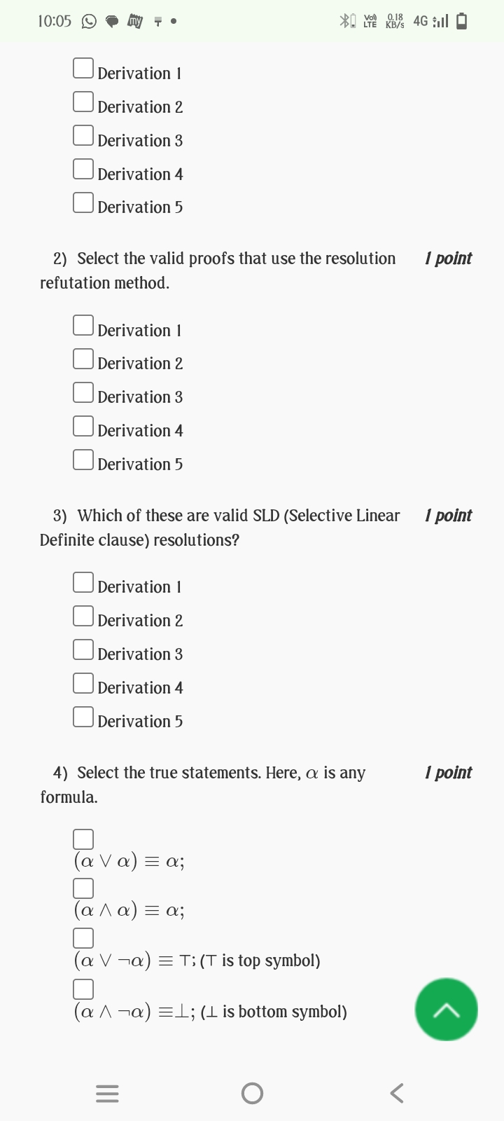 1) Derivation 1 Derivation 2 Derivation 3 | StudyX