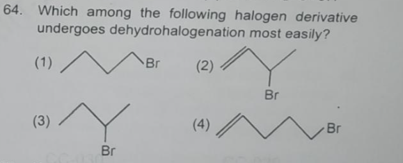 64. Which among the following halogen | StudyX