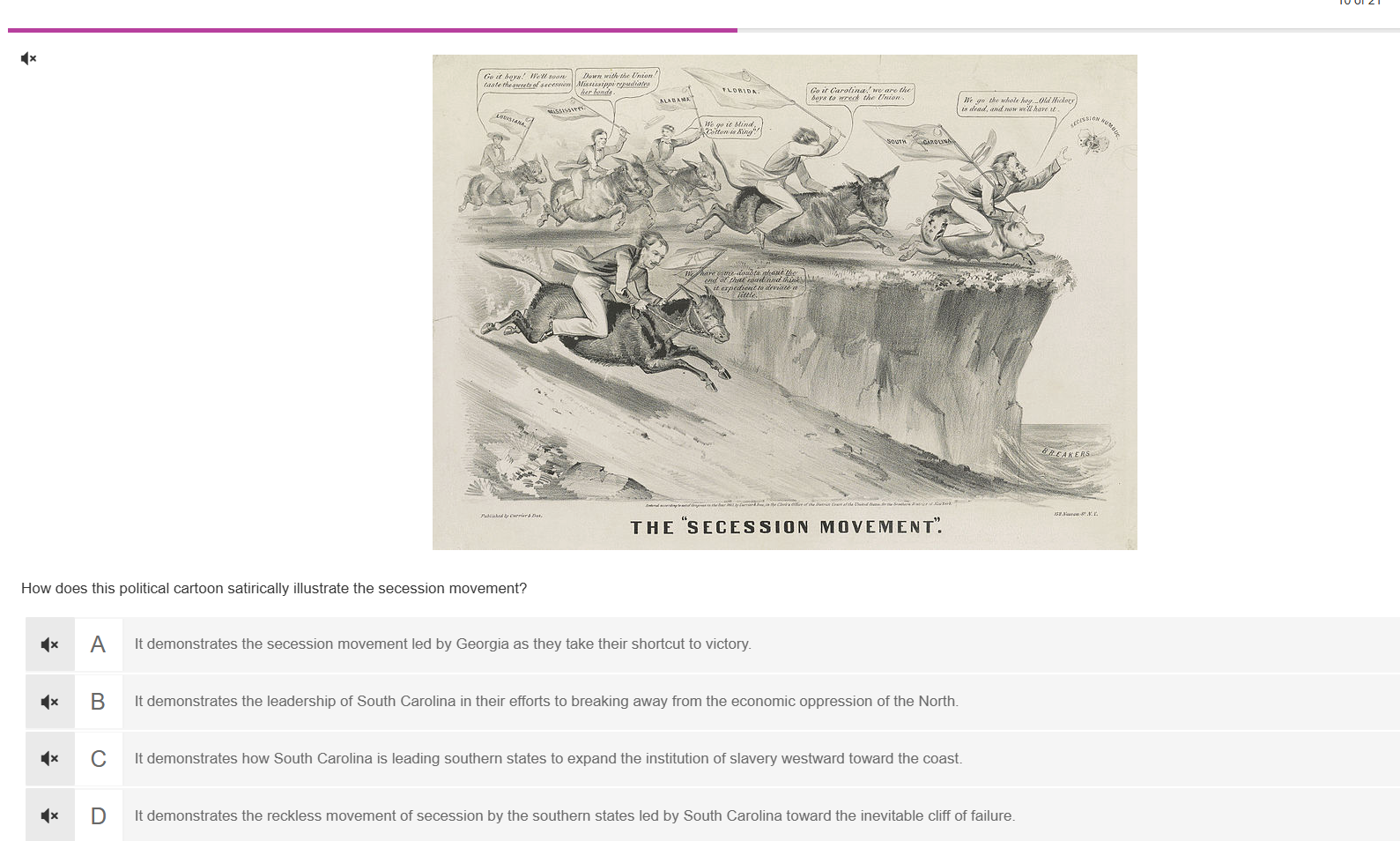 How does this political cartoon satirically | StudyX