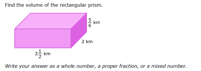 Find the volume of the rectangular prism. | StudyX