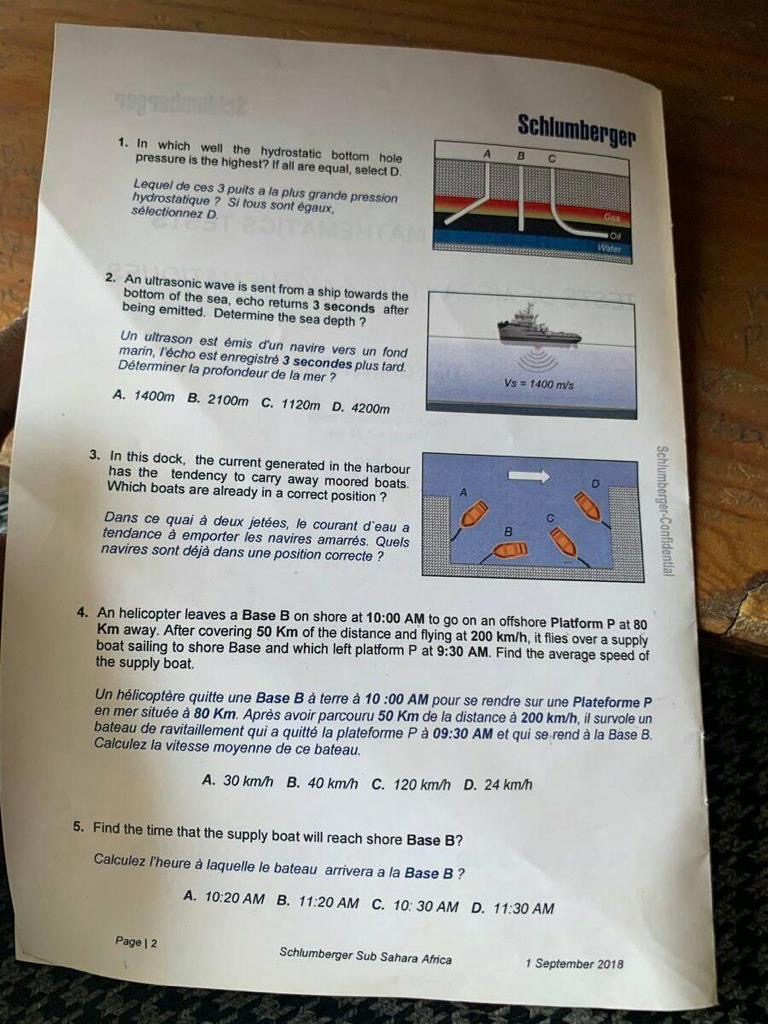 1. In which well the hydrostatic bottom hole | StudyX