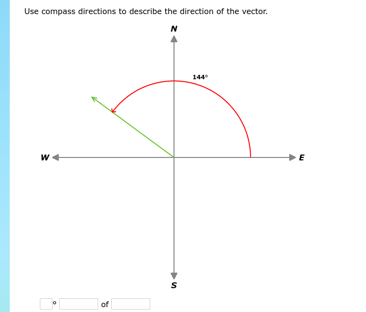 Use compass directions to describe the | StudyX