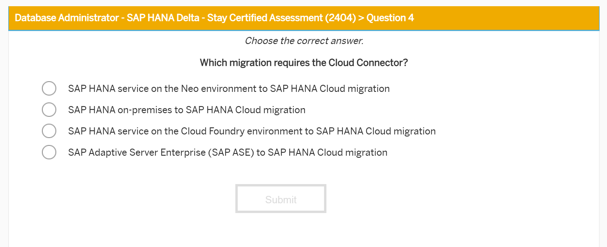 Choose the correct answer. Which migration | StudyX
