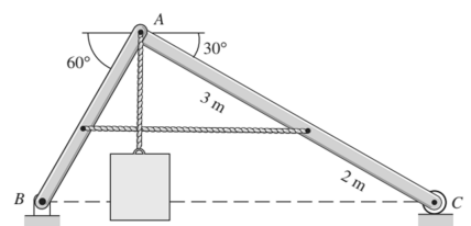 The image shows a diagram of a structure | StudyX