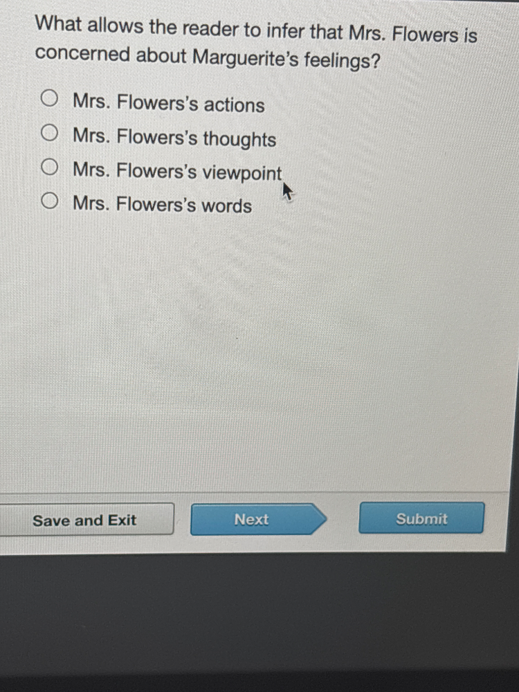 What allows the reader to infer that Mrs. | StudyX