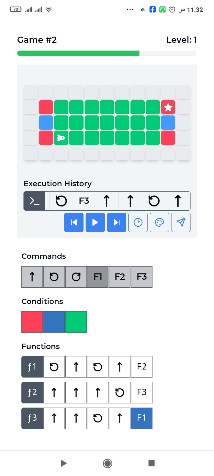 The image presents a game or puzzle with the | StudyX