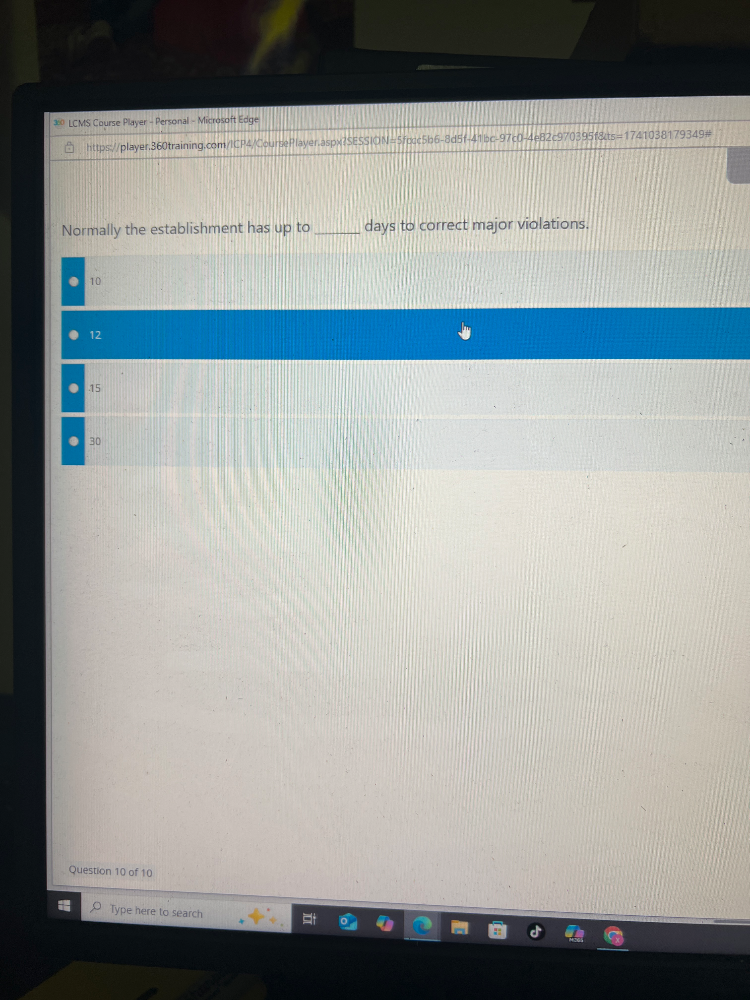Normally the establishment has up to ______ | StudyX