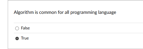 Algorithm is common for all programming | StudyX