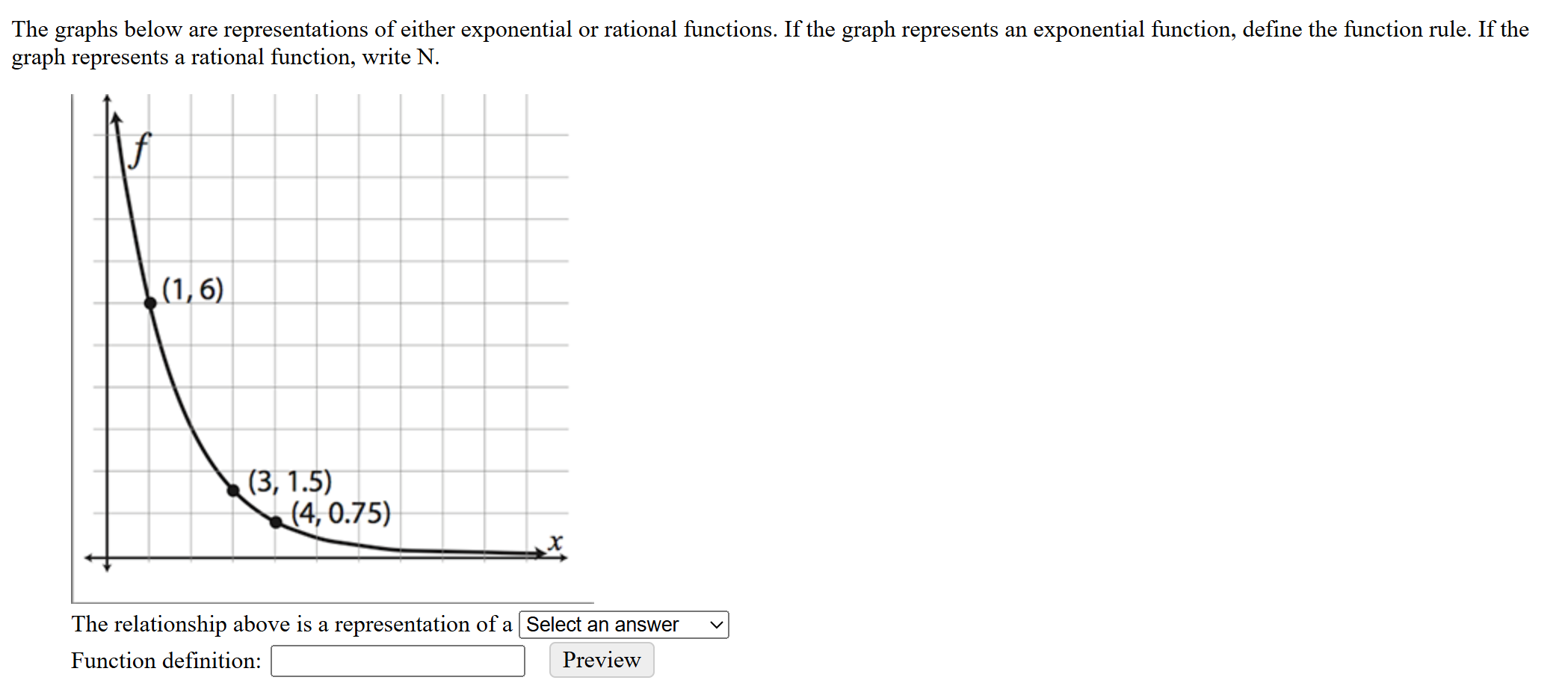 The graphs below are representations of | StudyX